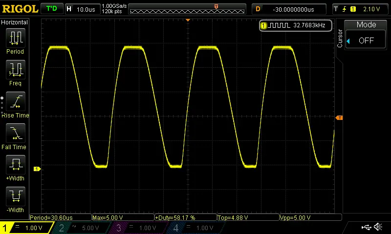Discrete 32.768kHz crystal oscillator: Attempt 2. – Silicon Junction